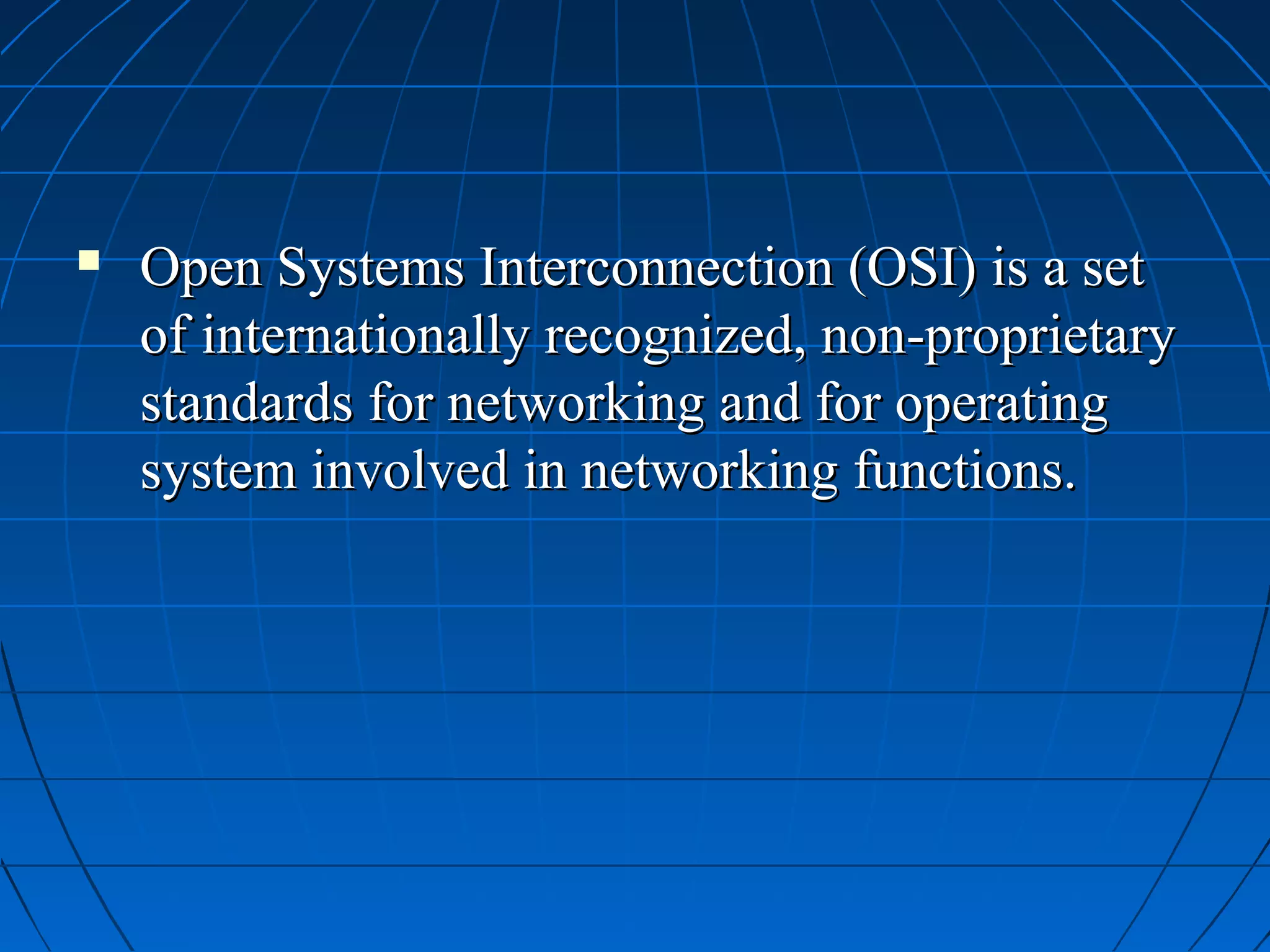 osi-model (open source interconnection) | PPT | Operating Systems | Computer Software and ...
