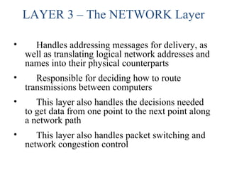 osi-model (open source interconnection) | PPT