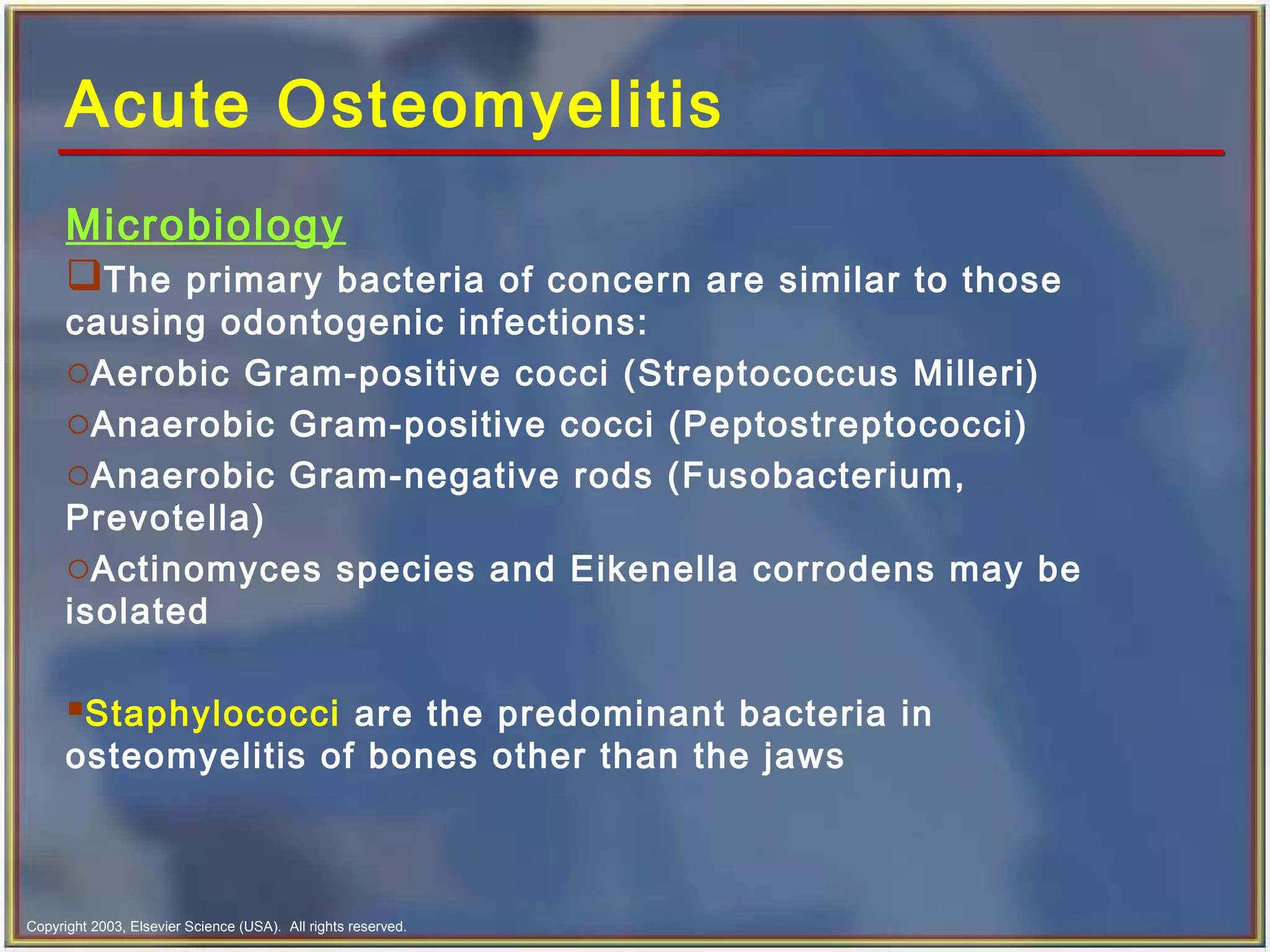 Osteomyelitis | PPT