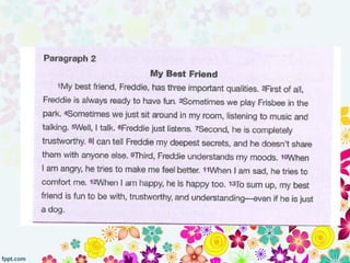 3. paragraph structure and hub paragraph | PPT