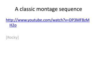 Lesson 3) Parallel editing & montage | PPTX
