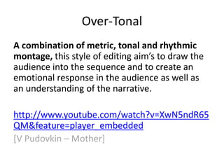 Lesson 3) Parallel editing & montage | PPTX | Video Production ...