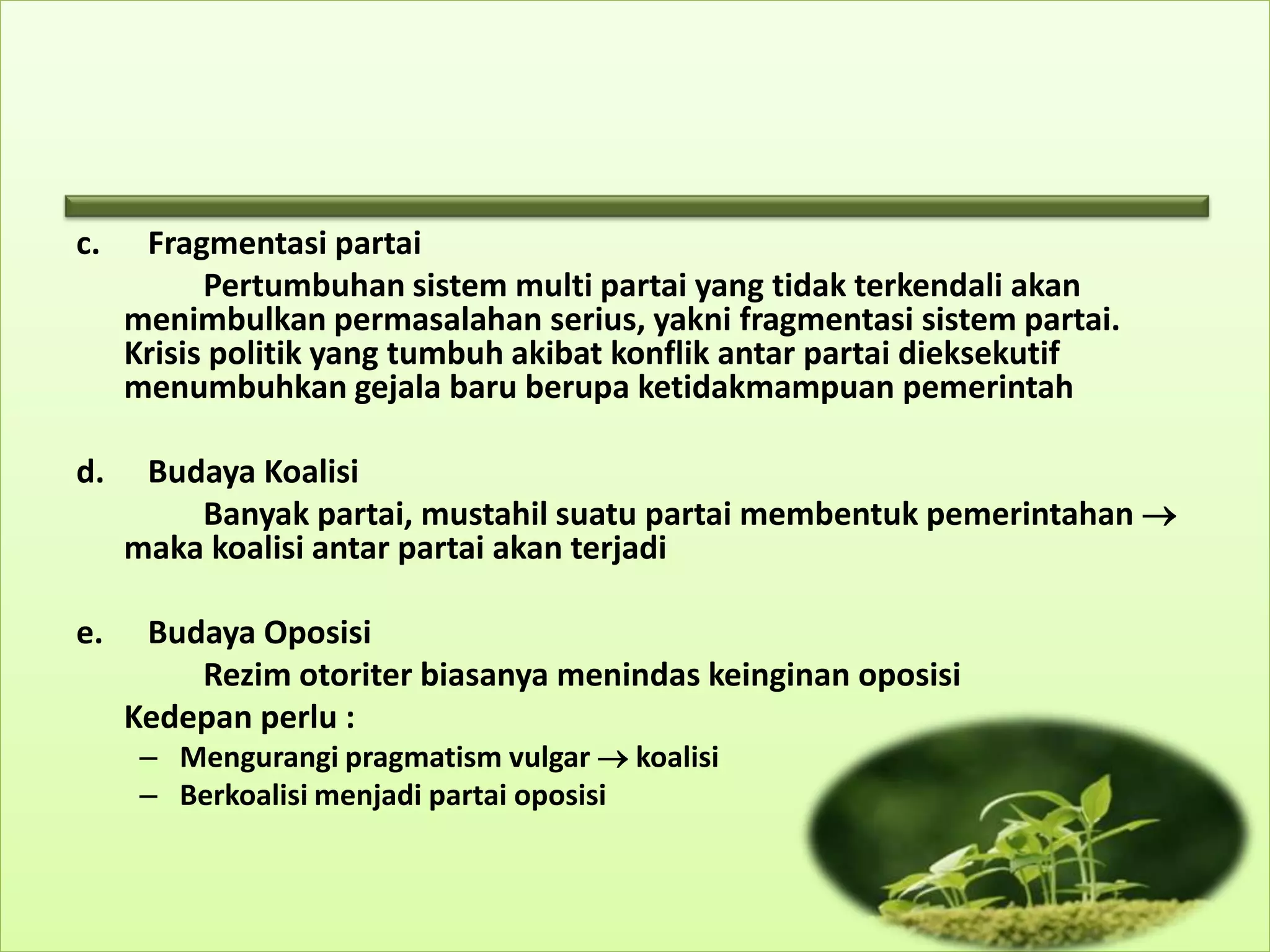 3. pemerintah yang bersih dan demokratis | PPTX