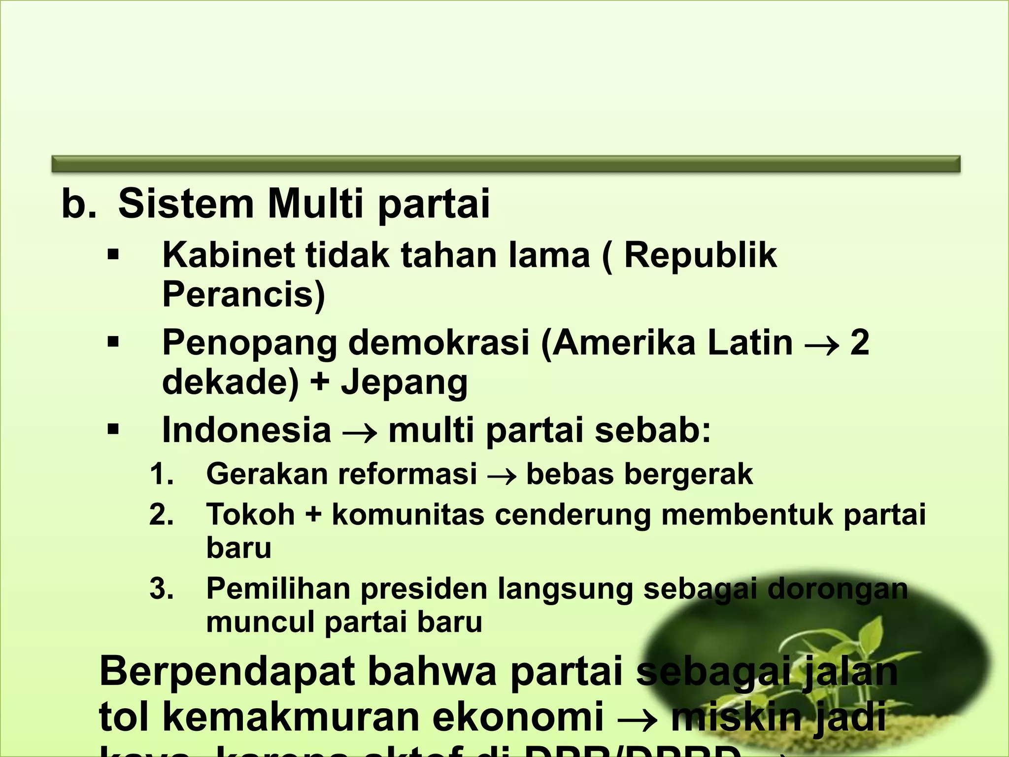 3. pemerintah yang bersih dan demokratis | PPTX
