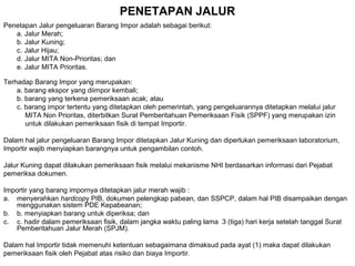 Pengeluaran Barang Impor Dengan Tujuan Untuk Dipakai | PPT
