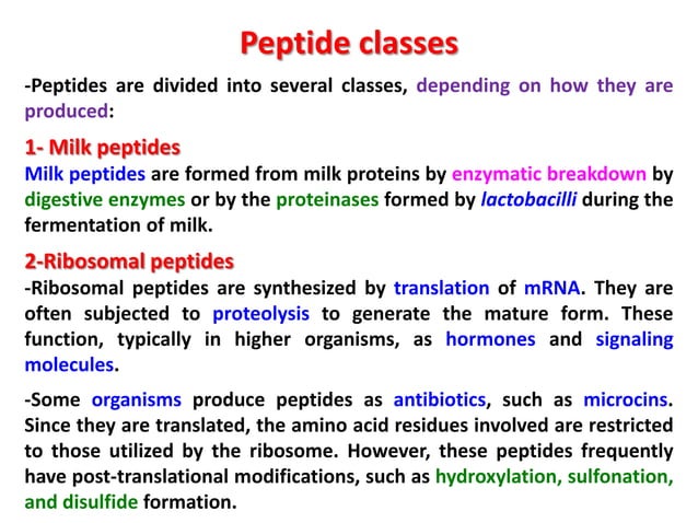 Peptides | PDF
