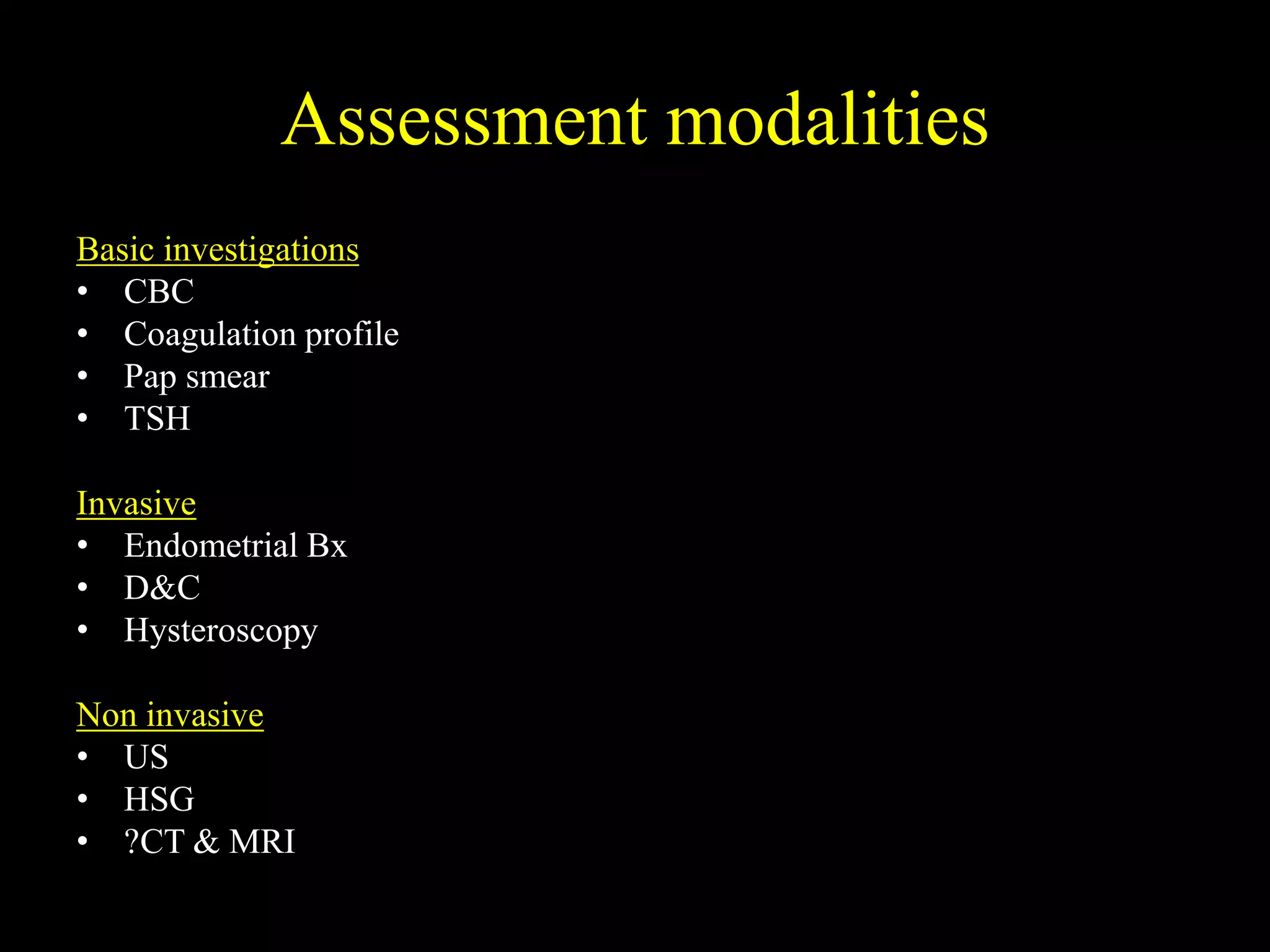 3-perimenopausal bleeding management & rx | PDF