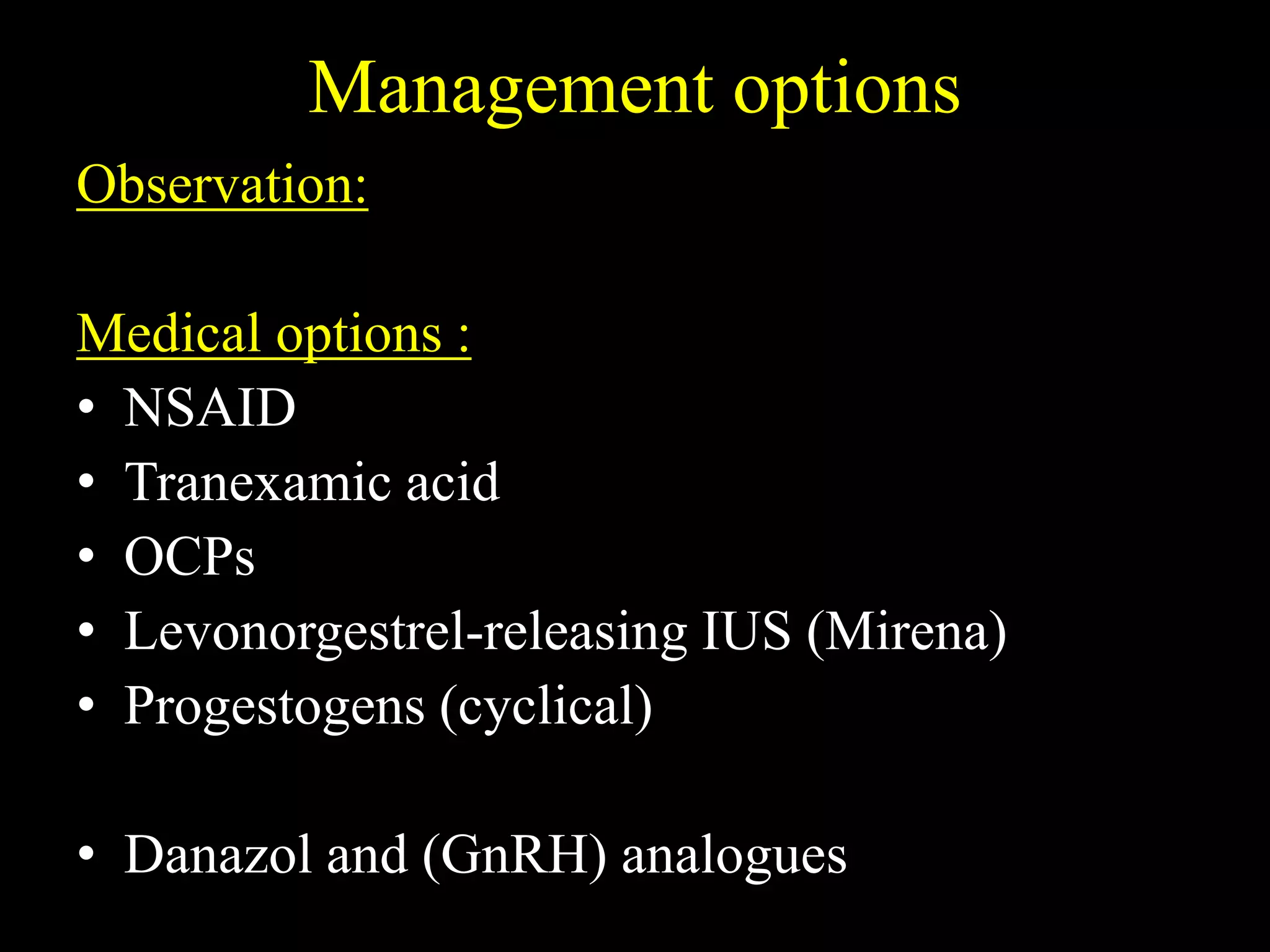 3-perimenopausal bleeding management & rx | PDF