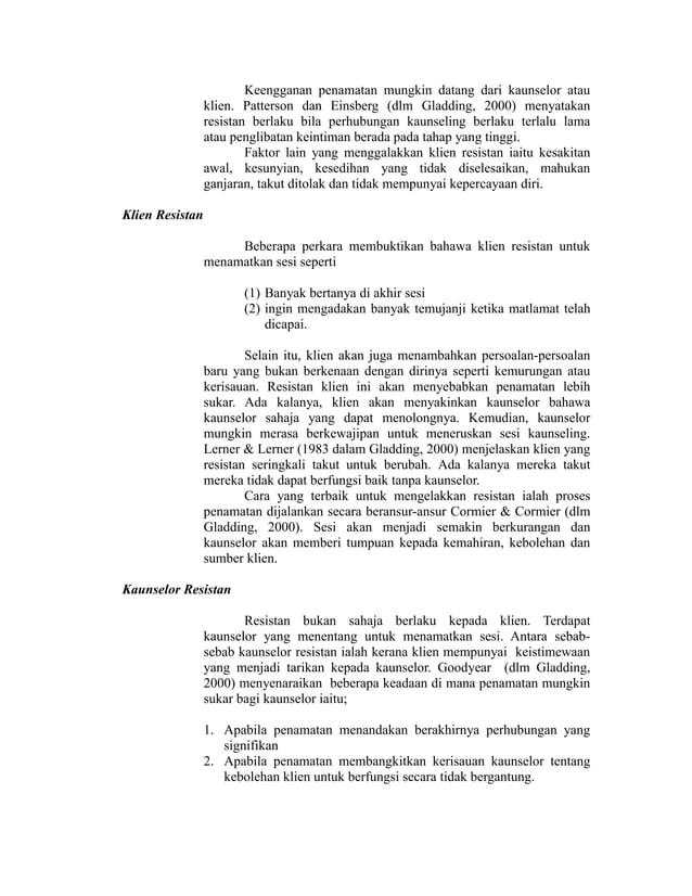 3 peringkat proses kaunseling | PDF