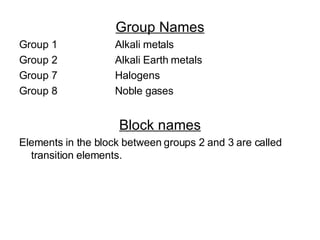 3 Periodic Table | PPT