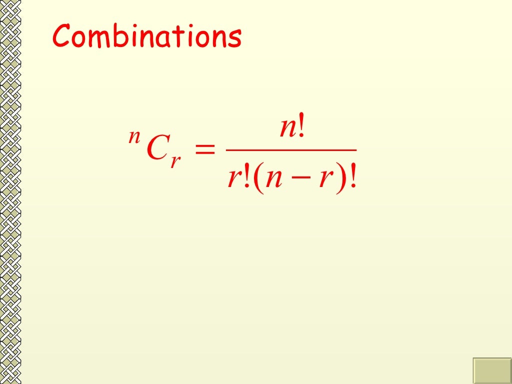 Permutation combination formula - windowsbery