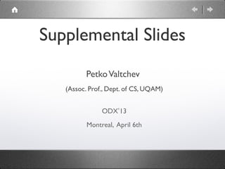 Linking the Open Data? by Petko Valtchev | PPT