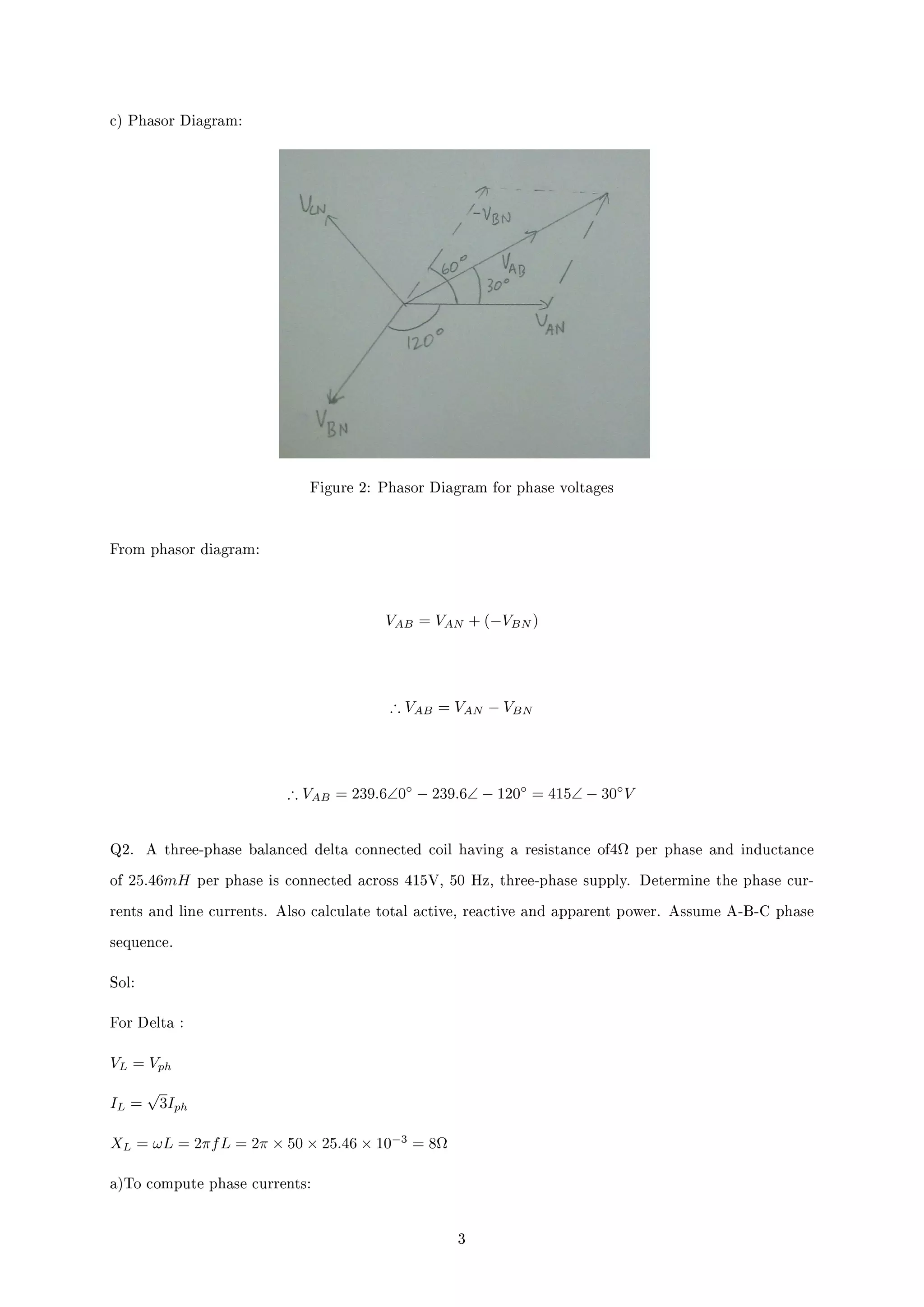 Three phase balanced load circuits and synchronous generators | PDF