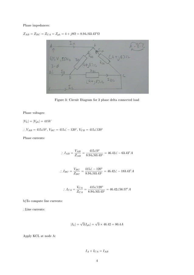 Three phase balanced load circuits and synchronous generators | PDF