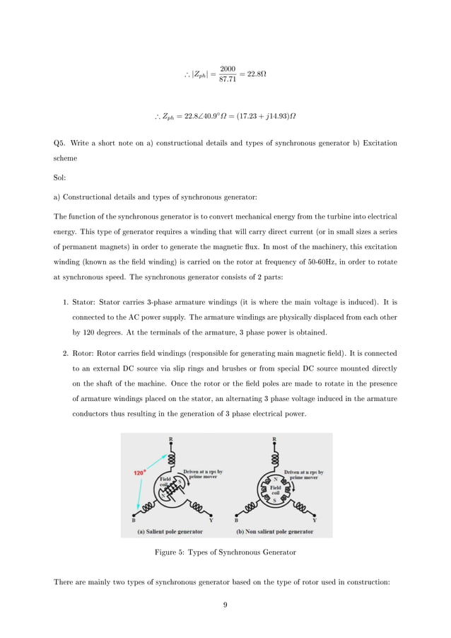 Three phase balanced load circuits and synchronous generators | PDF