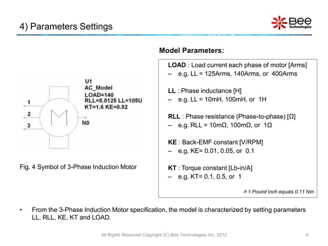 3-Phase AC Motor Model (LTspice) | PPTX | Physics | Science