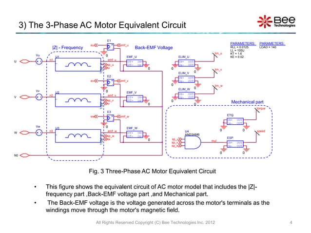 3-Phase AC Motor Model(PSpice Model) | PPTX