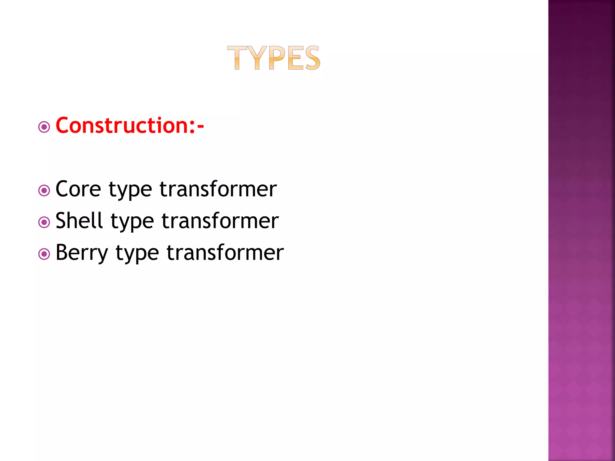 Basics of Poly phase transformer _ppt | PDF