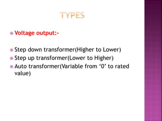 Basics of Poly phase transformer _ppt | PDF