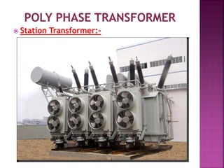 Basics of Poly phase transformer _ppt | PDF