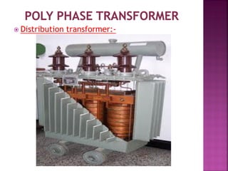 Basics of Poly phase transformer _ppt | PDF