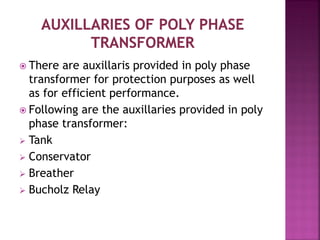 Basics of Poly phase transformer _ppt | PDF