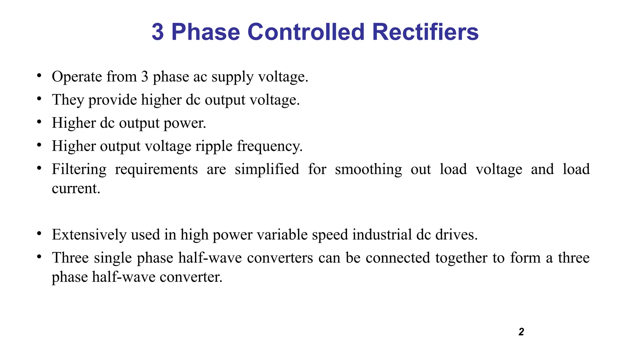 3-ph controlled rectfier working principal | PPT