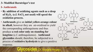3-Phenolic glycosides - part 2 Anthracene glycosides .pptx