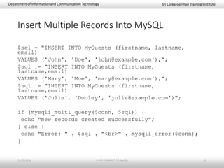 3 php-connect-to-my sql | PPT