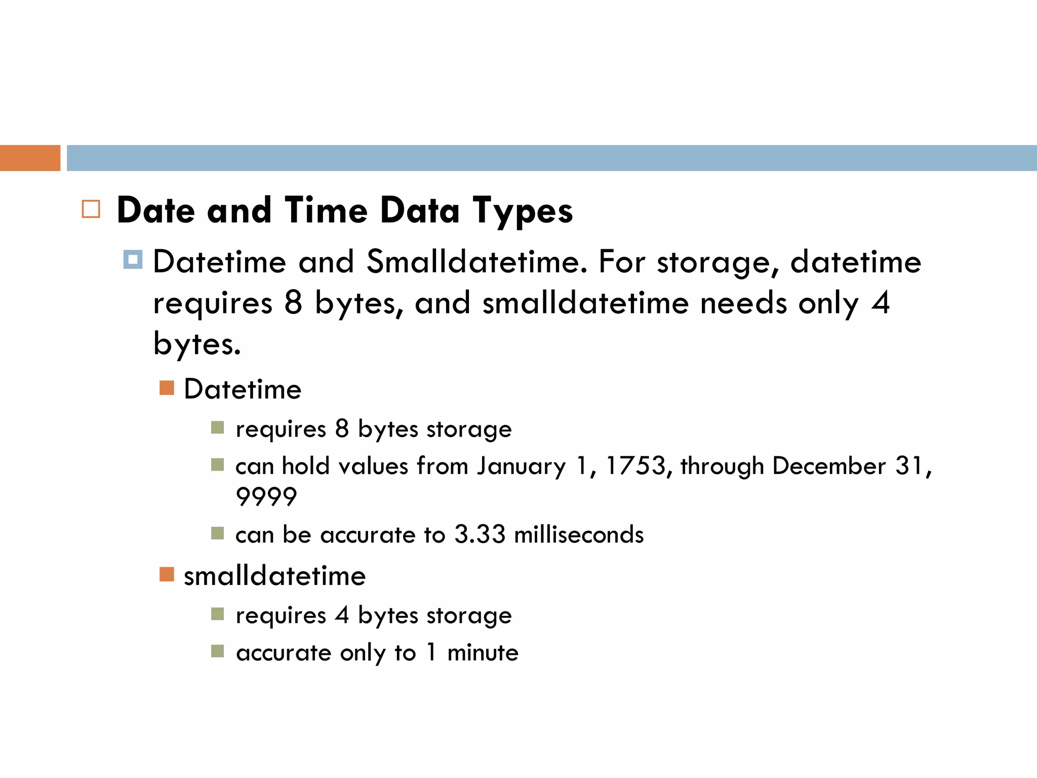 Physical elements of data | PPT