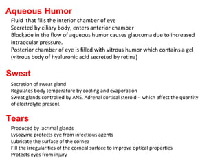 Physiology of body fluids | PPTX