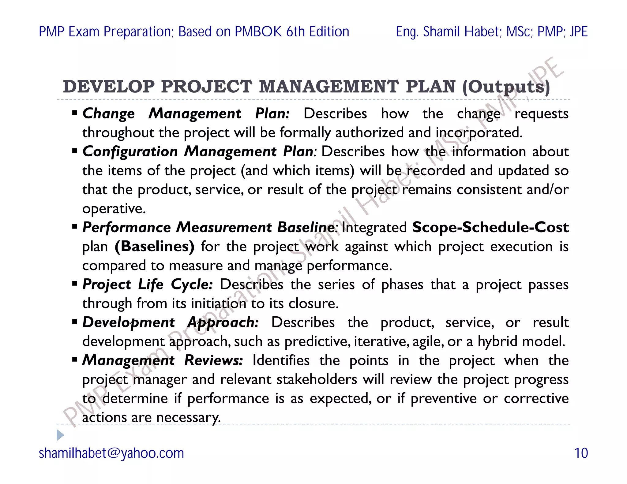 PMP Chapter 3 of 6 Planning Process Group (24- Processes) (Based on ...