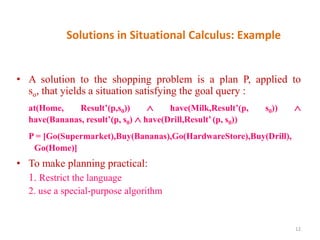 3. planning in situational calculas | PPTX