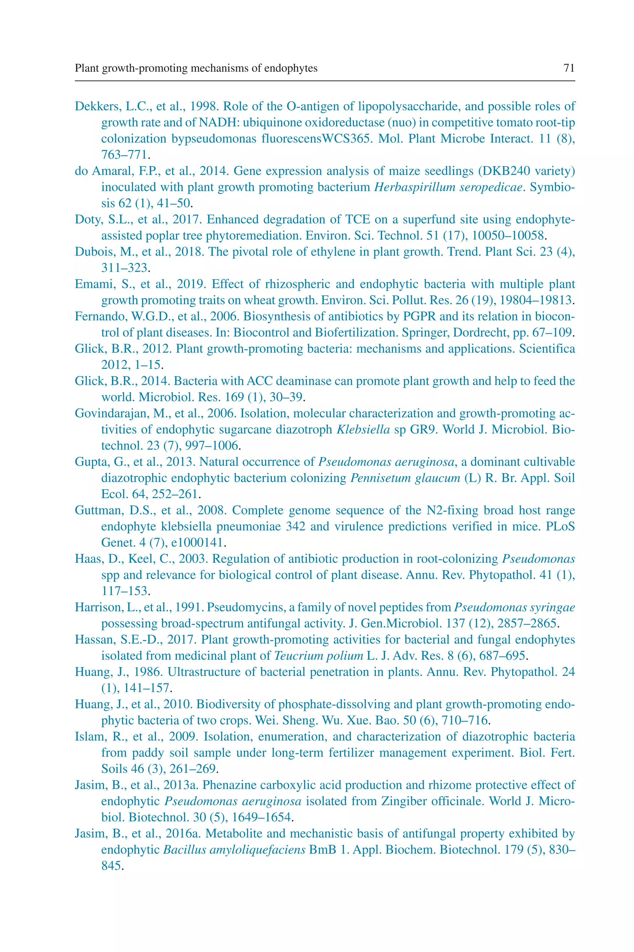 Plant growth-promoting mechanisms of endophytes | PDF