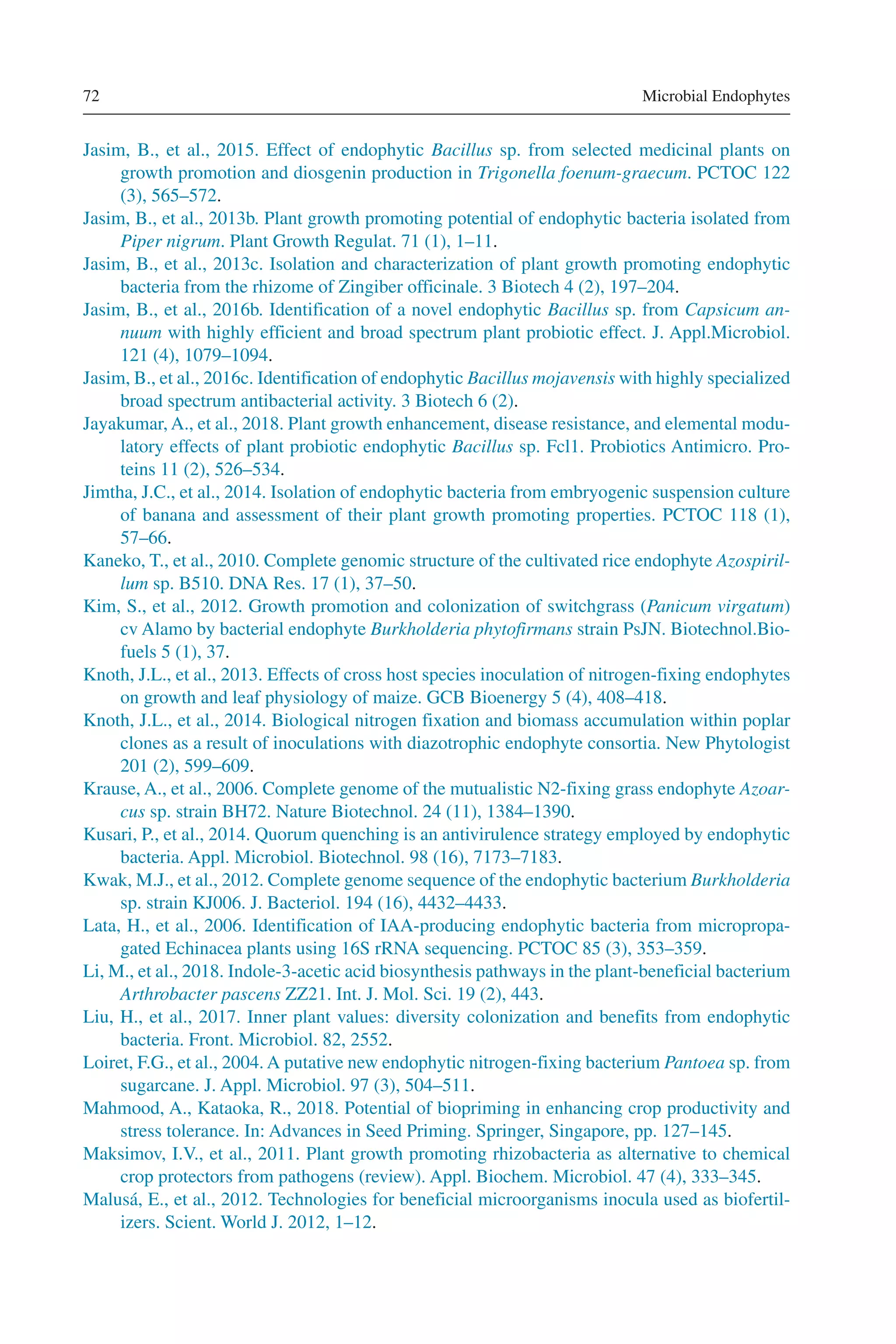 Plant growth-promoting mechanisms of endophytes | PDF