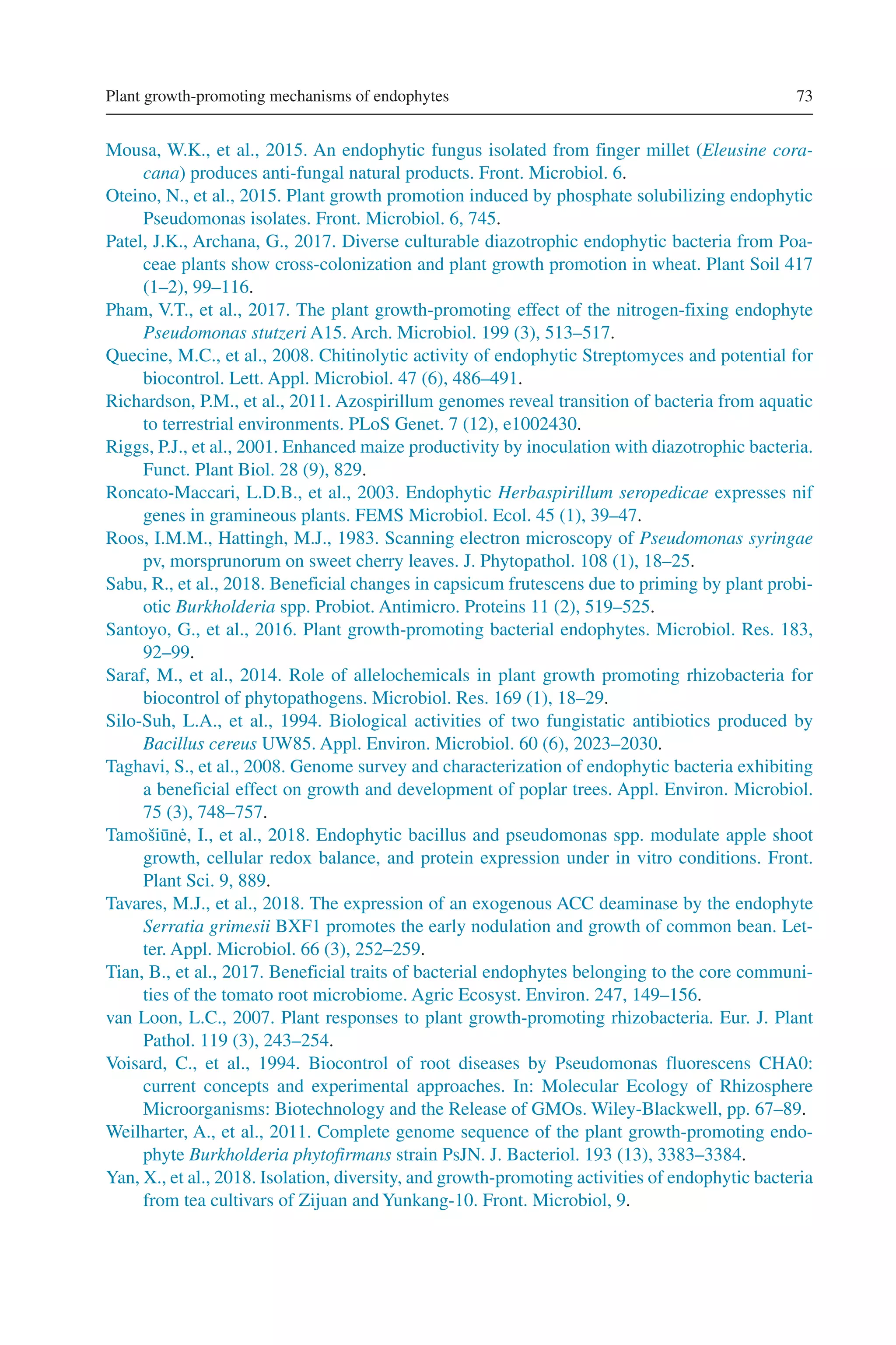 Plant growth-promoting mechanisms of endophytes | PDF