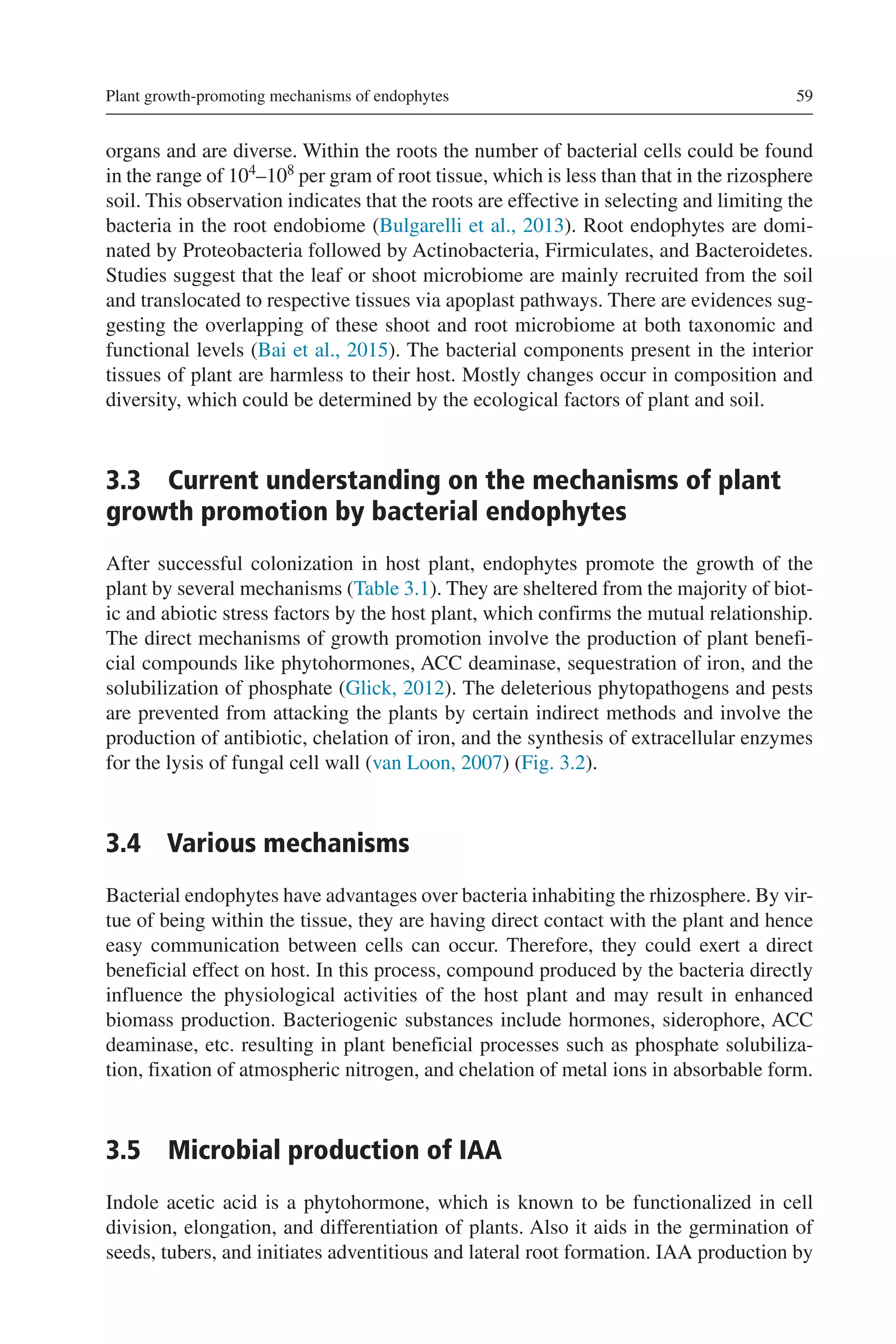 Plant growth-promoting mechanisms of endophytes | PDF