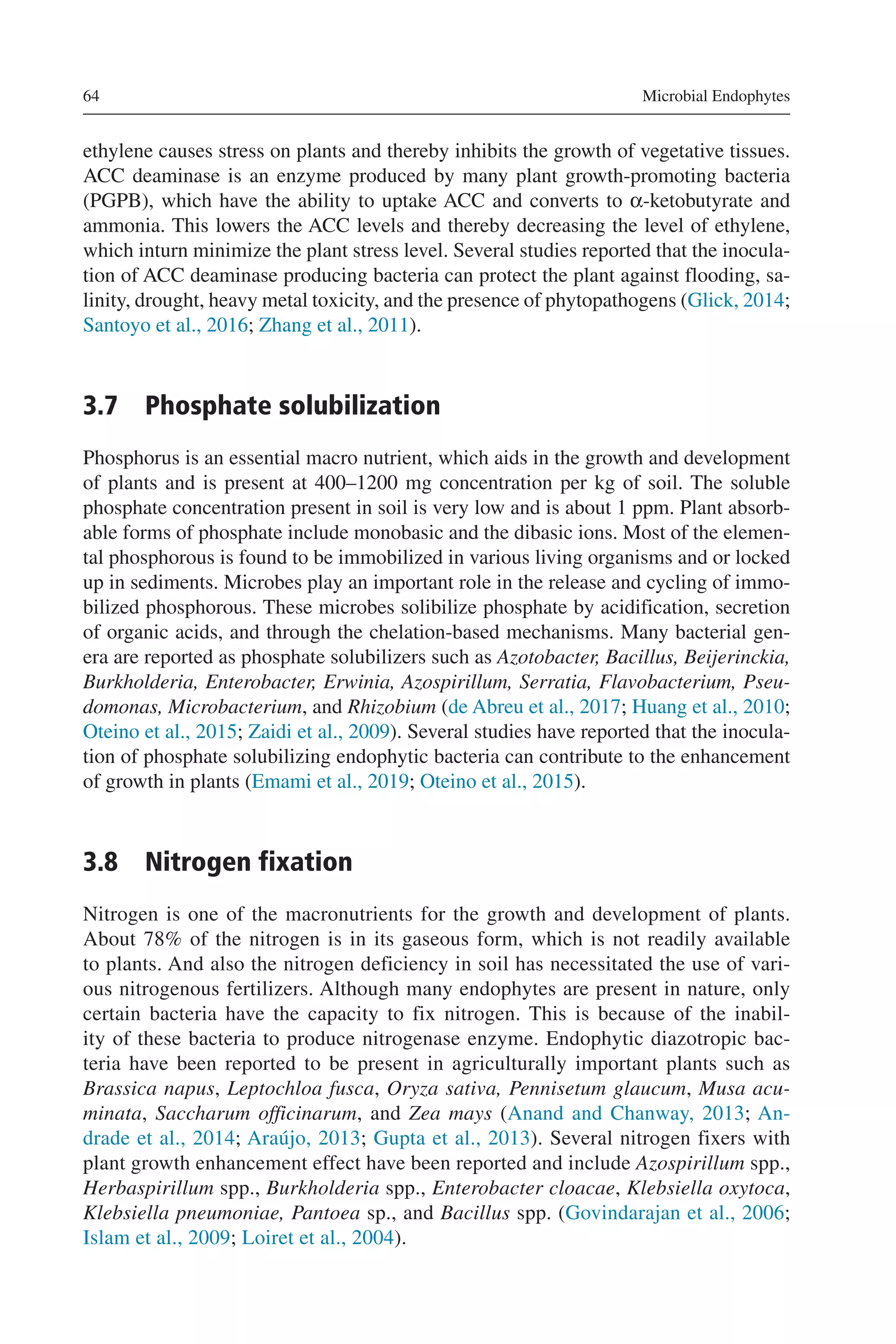Plant growth-promoting mechanisms of endophytes | PDF