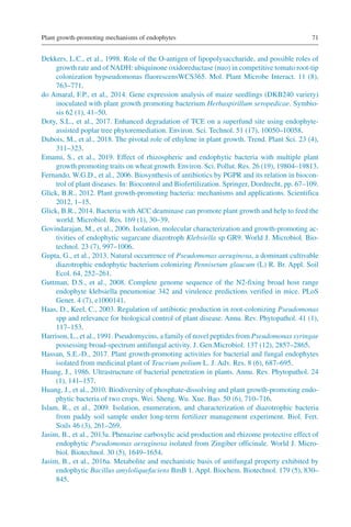 Plant growth-promoting mechanisms of endophytes | PDF