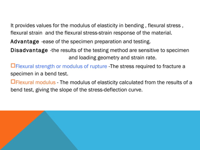 3 point bend test | PPT | Physics | Science