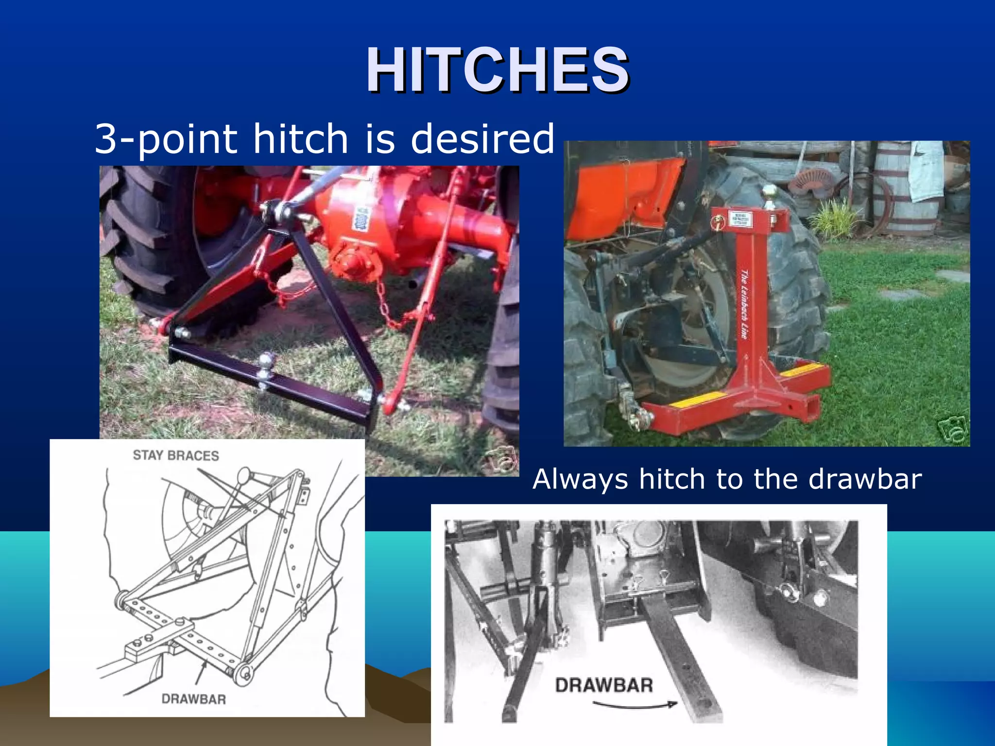 Three point hitch components of tractor | PPT