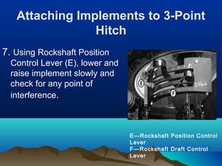 Three point hitch components of tractor | PPT