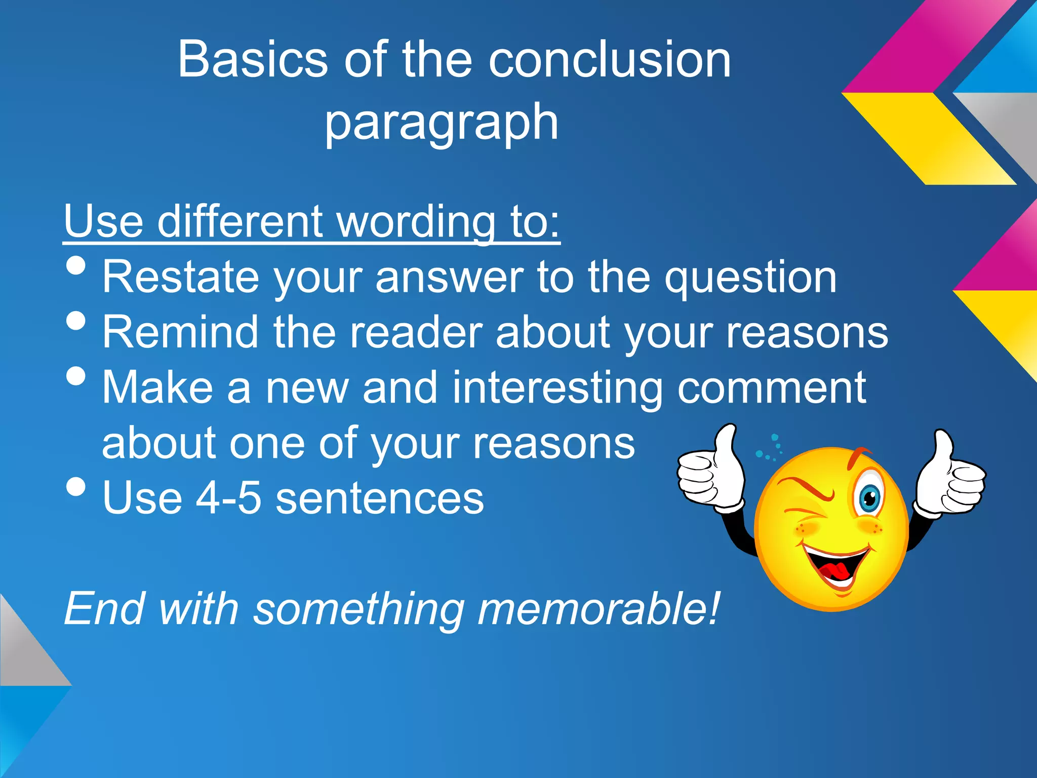 Writing a 3-point Thesis Statement | PPTX