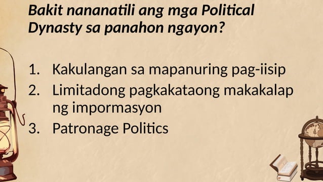3-Political-Dynasties.pptx araling panlipunan | PPT