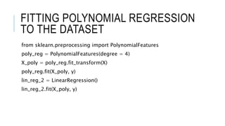polynomial linear regression | PPTX | Business Accounting & Finance | Business