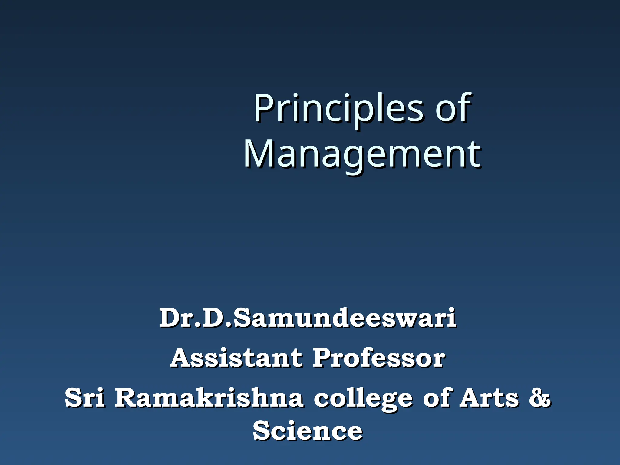 Principles of management ppt- basic principles meaning | PPT