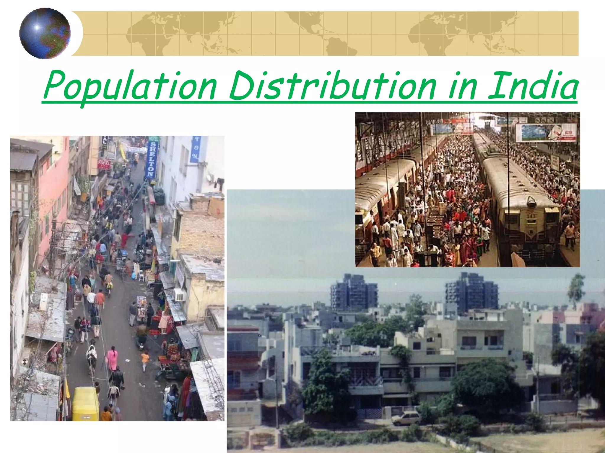 3 population distribution of india | PPT