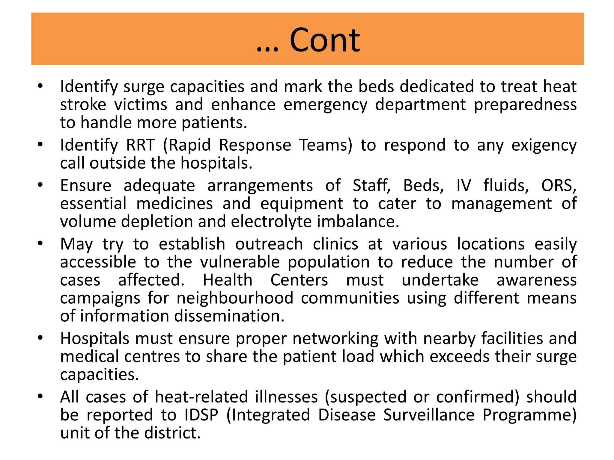 3-PPT-Heat-Preparedness-and-response for awareness | PDF