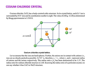 B.Sc. I Year Physical Chemistry_Unit III_A- Solid State | PDF