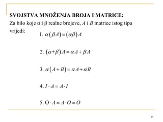 3.predavanje matrice | PDF